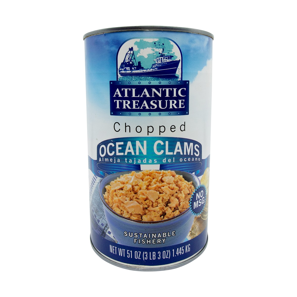 Atlantic Treasure 51 oz Chopped Ocean Clams