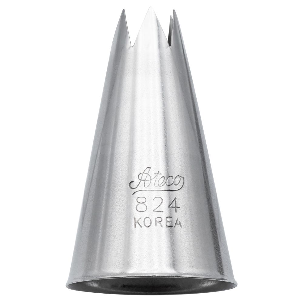 Ateco 824 SS Star Pastry Decorating Tip 3/8" | Shop Baking