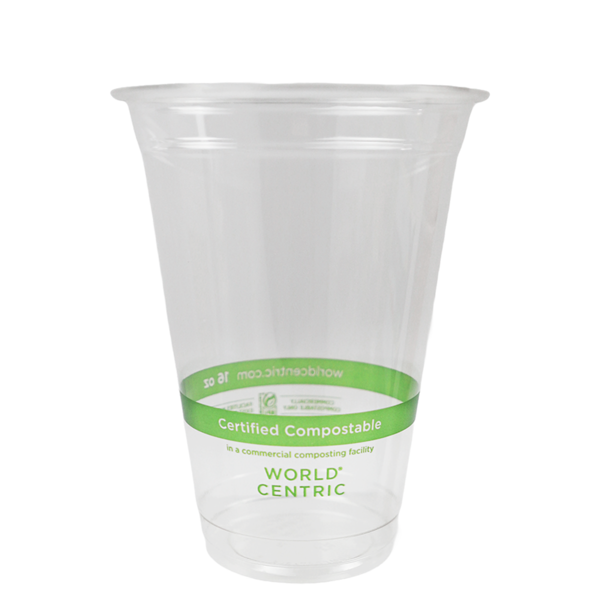World Centric CP-CS-16 16 oz Clear Compostable Cold | Shop Disposables...