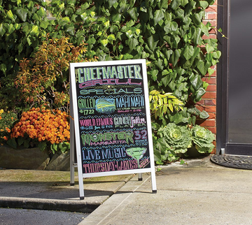 Chef Master 90032 Pack of 5 Rainproof Markers