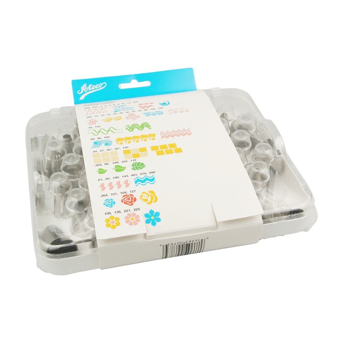 Ateco 783 55 Piece Decorating Pastry Tube Set