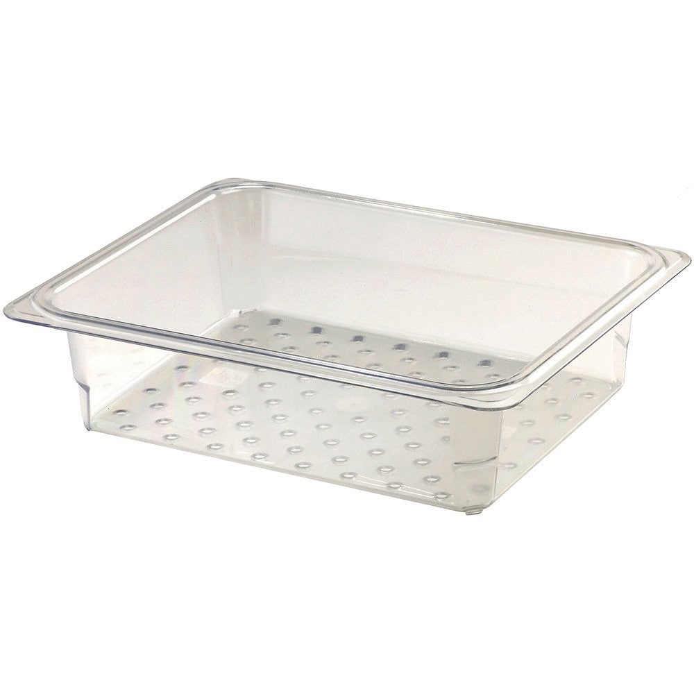 Cambro Camwear 23CLRCW-135 1/2 Size 3" Colander Food Pan