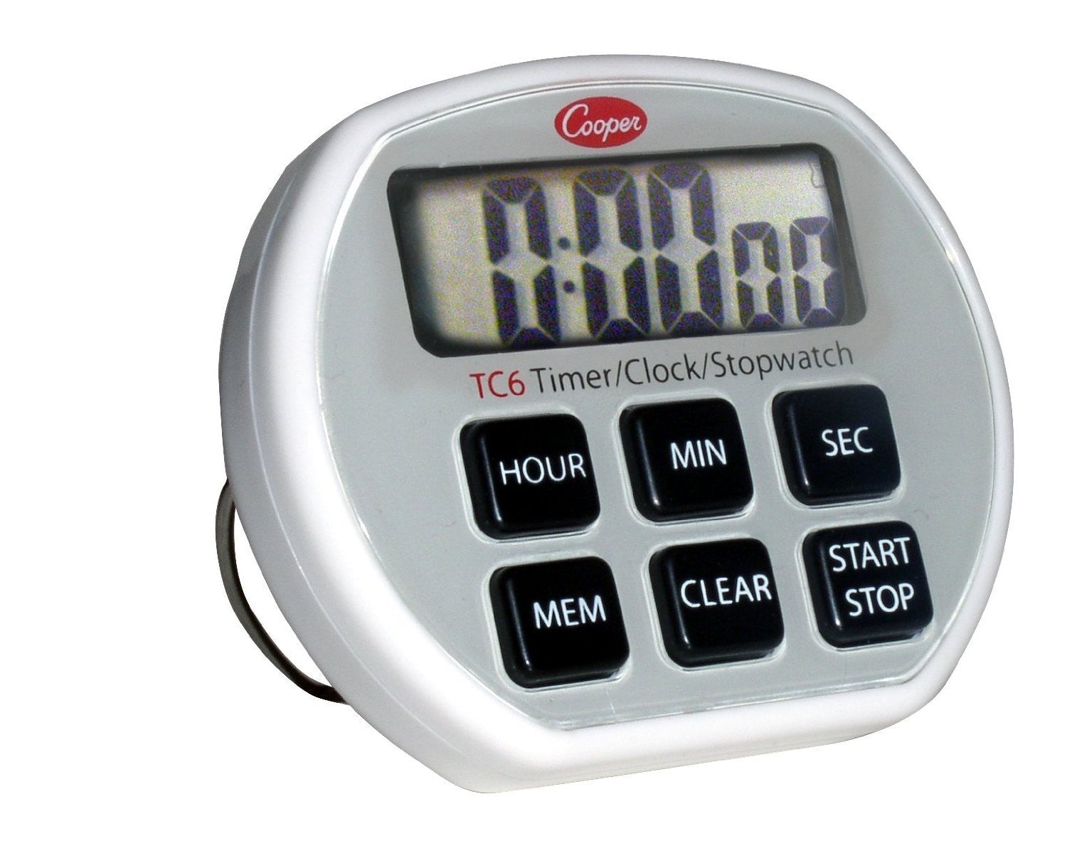 Cooper-Atkins TC6-0-8 Digital 24 Hour Timer Clock Stop Watch