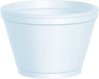 Dart 6SJ12 6 Oz White Foam Food Containers