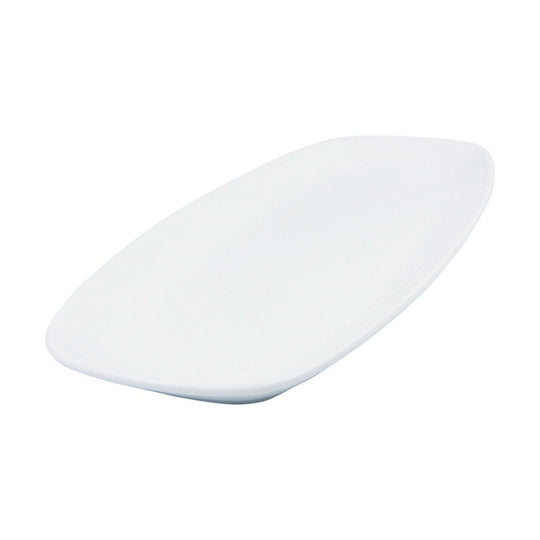 FOH DDP040WHP22 15" x 6.5" White Plate