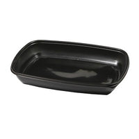 Sabert Black 46 oz. 1 Compartment Container 150/Case