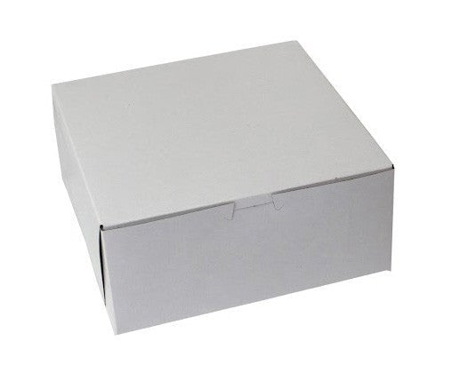 BOXit White Bakery Boxes 9x9x4 200/Bundle