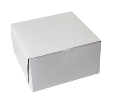BOXit White Bakery Boxes 9x9x5 100/Bundle